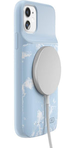Cute Light Blue iPhone Case & Cover with Clouds | Casely