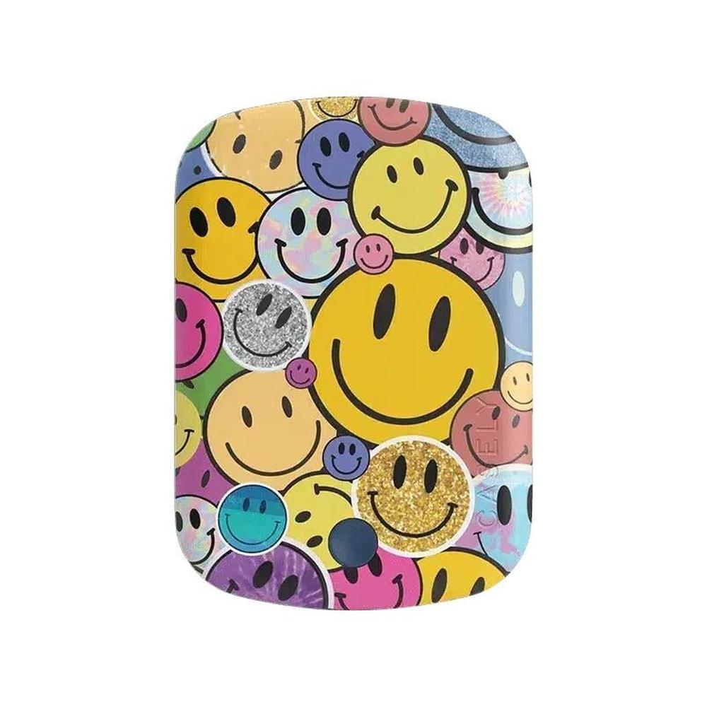 All Smiles | Smiley Face Sticker Power Pod - Portable Magnetic Charger
