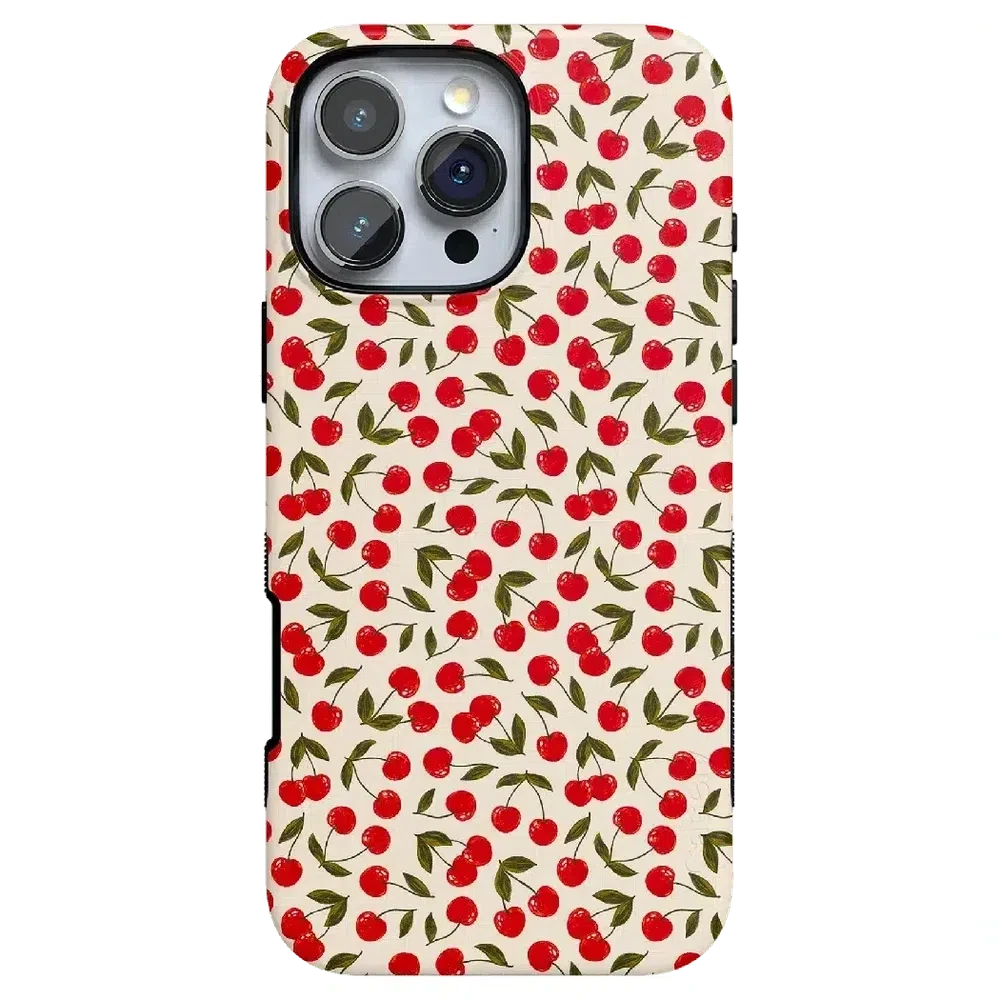 Cherry on Top Red Cherries iPhone Case | Casely