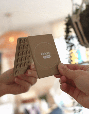 Grippy | Pink Silicone Suction Phone Mount with MagSafe