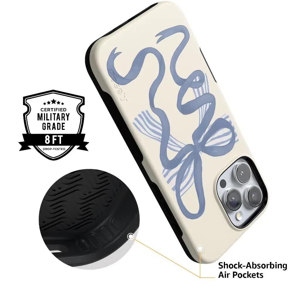 Heartstrings Blue Bow Case | Casely