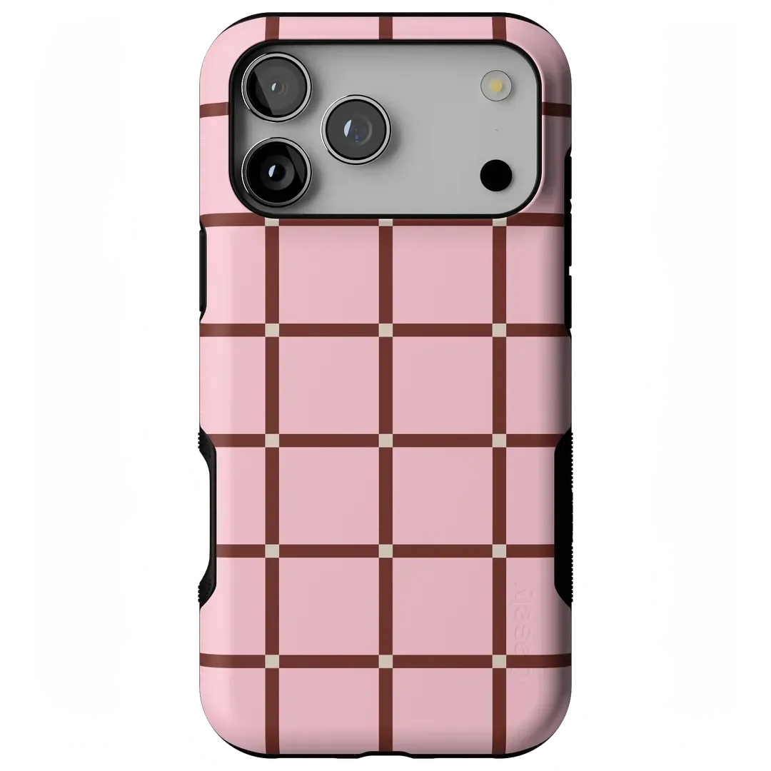 Uptown Gridlock Pink Checkerboard Case | Casely