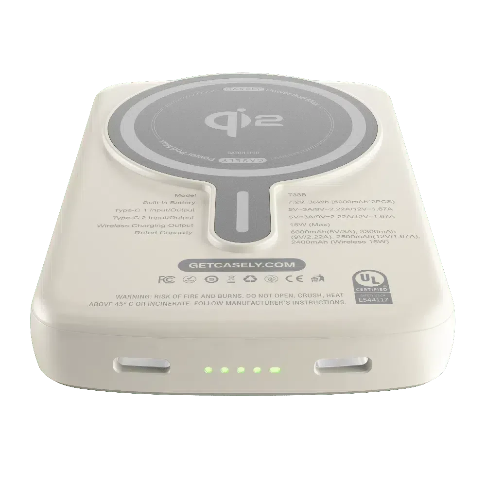 Off-White Power Pod Max | Portable Wireless MagSafe Charger - Casely