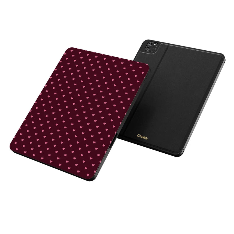 Heart Noir Tiny Hearts iPad Case | Casely