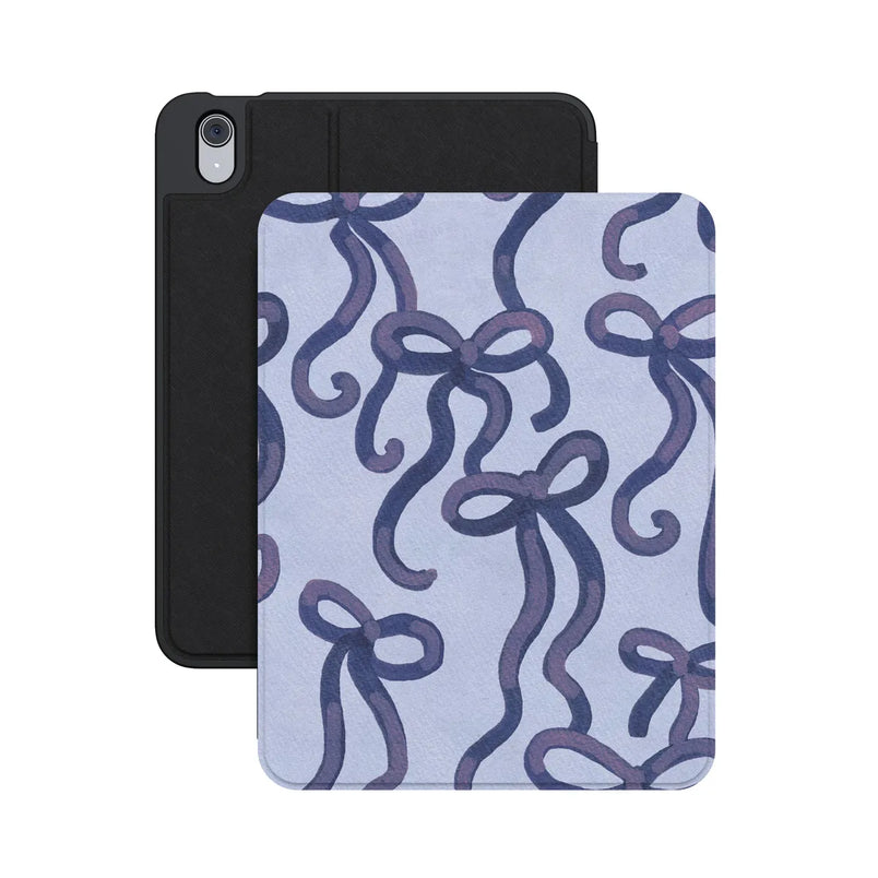 Love Me Knot Blue Bow iPad Case | Casely