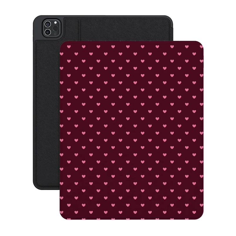 Heart Noir Tiny Hearts iPad Case | Casely