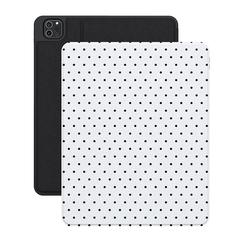 On the Dot White Polka Dot iPad Case | Casely