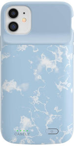 Cute Light Blue iPhone Case & Cover with Clouds | Casely
