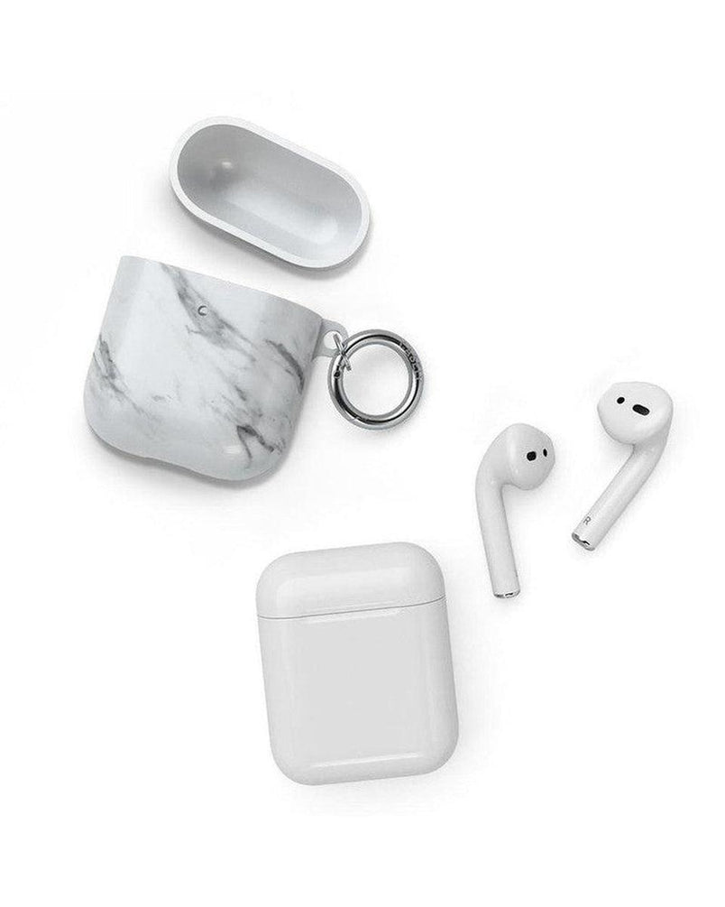 Classic White Marble AirPods Case | Casely